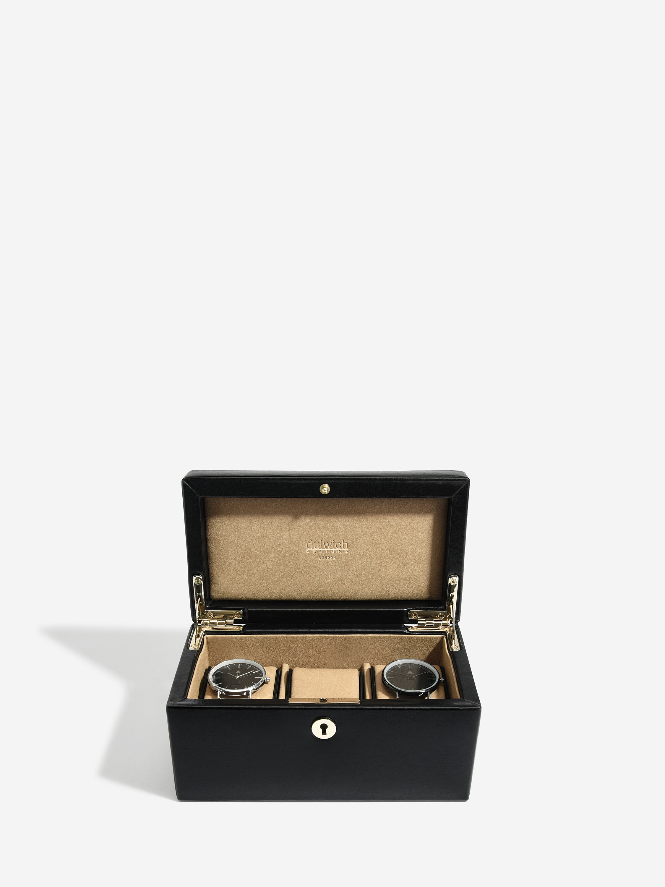 Windsor Black 3 Piece Watch Box Stackers