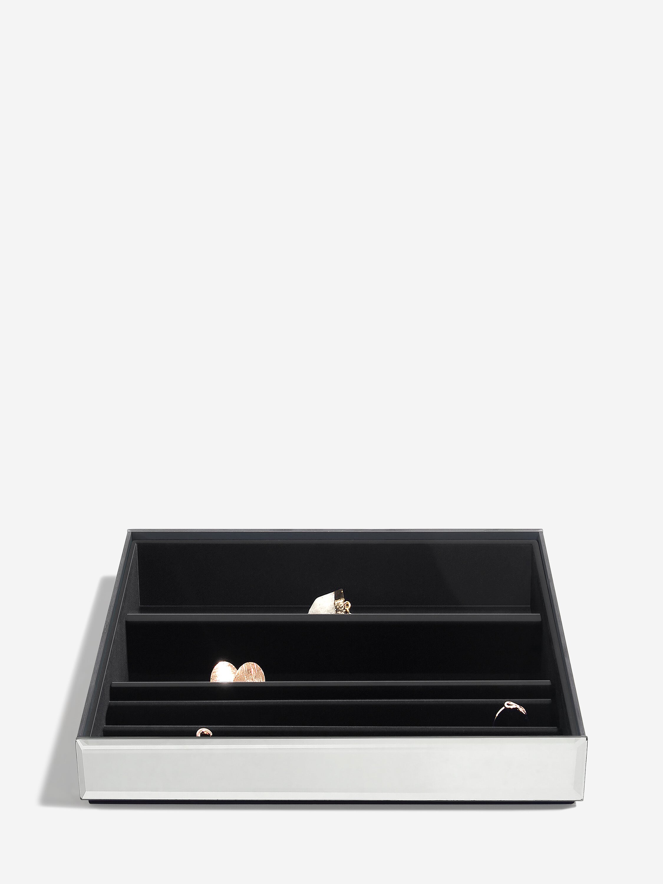 Mirror Glass Classic Ring/Bracelets Layer Stackers