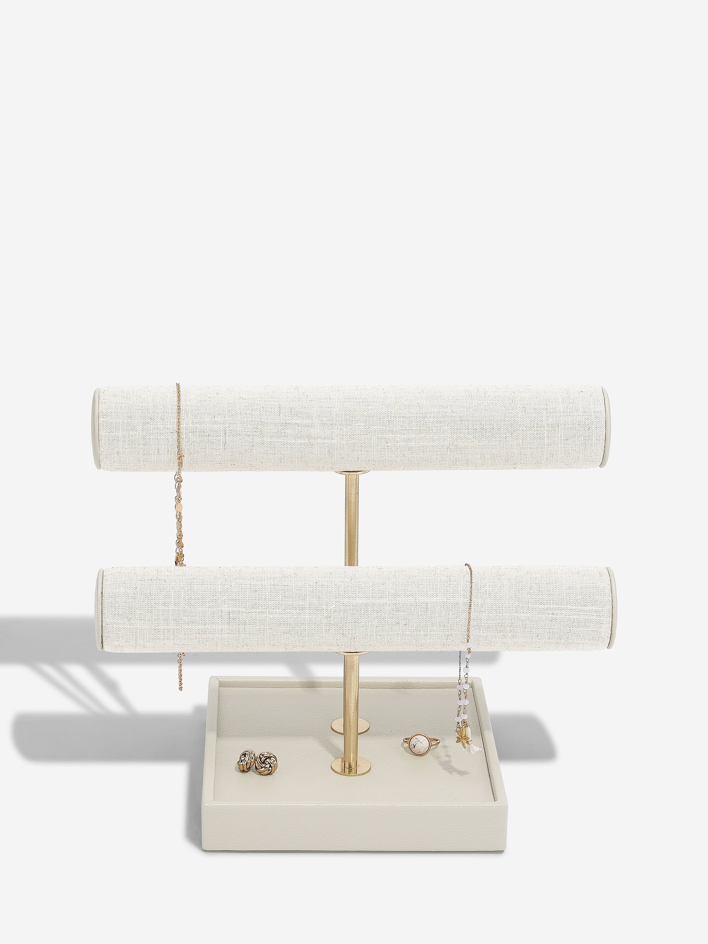 Oatmeal & Linen Bangle Display Stand Home Stackers
