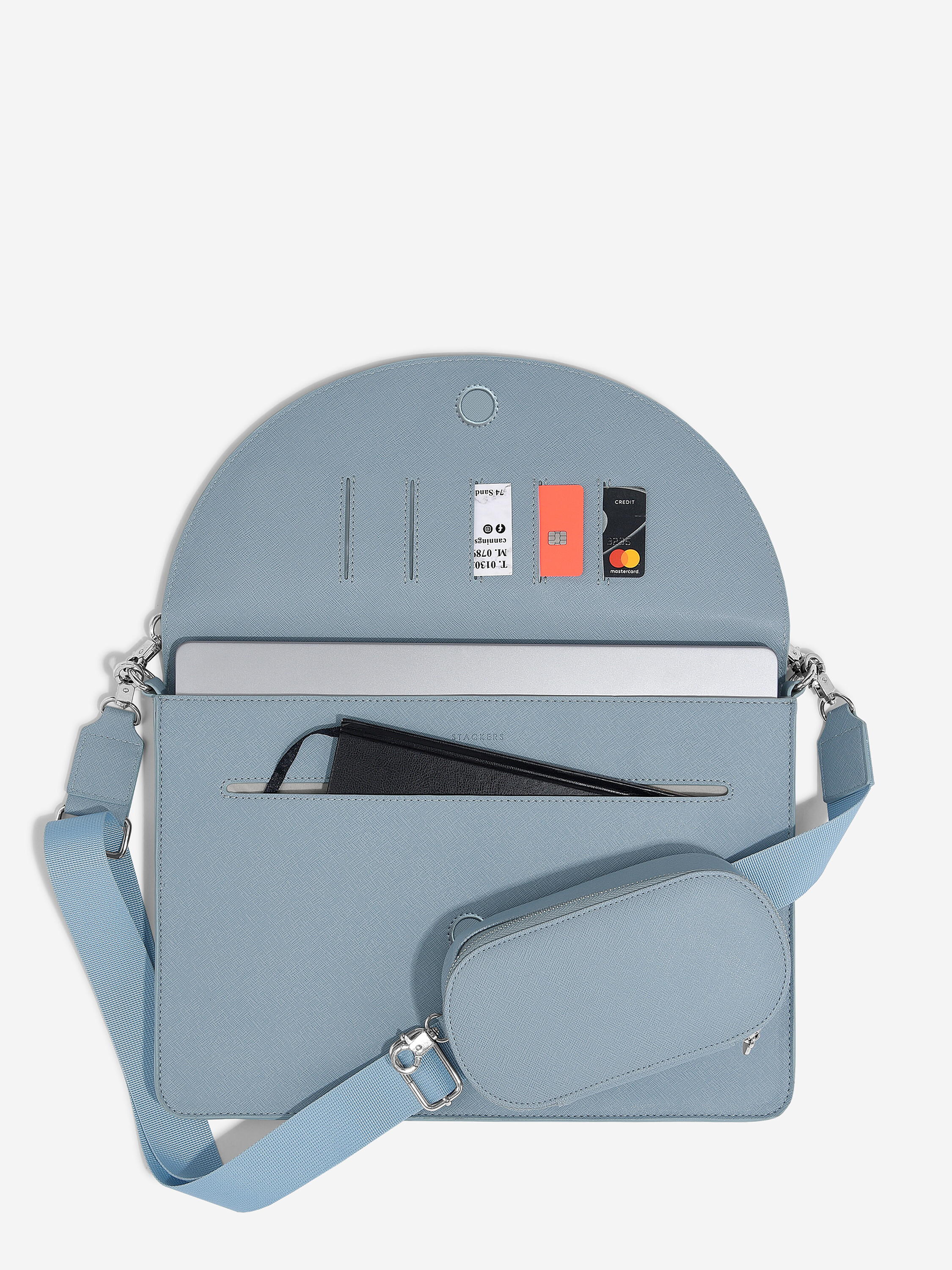 Sleek Laptop & Clip on Cable Tidy Set Stackers