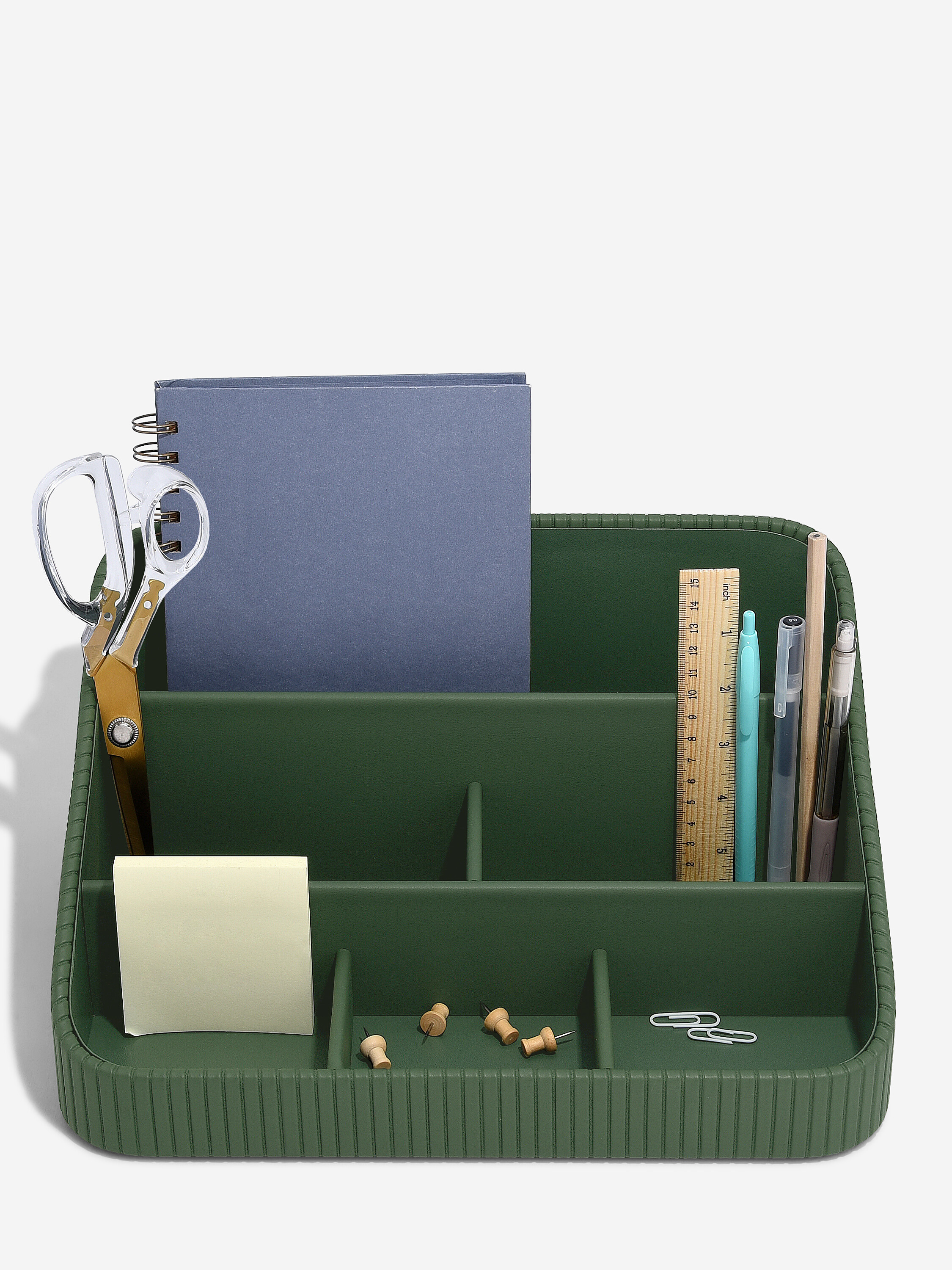 Emerald Green Desk Organiser New In Stackers